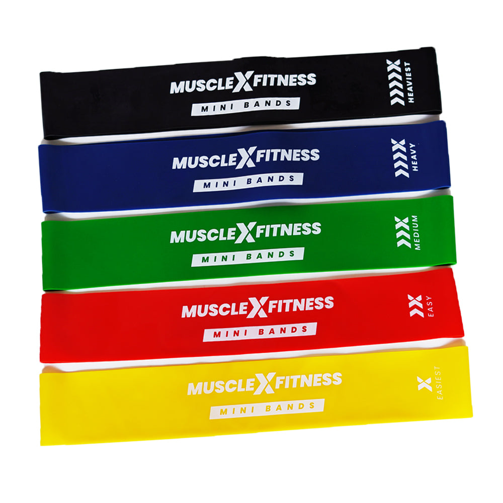 Heavy Duty Resistance Bands Kit - 13 Pieces Complete Set – Muscle X Fitness